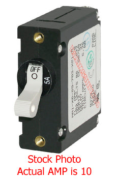 Blue Sea 661-7206 Circuit Breaker Single Pole 10Amp White – Windward ...